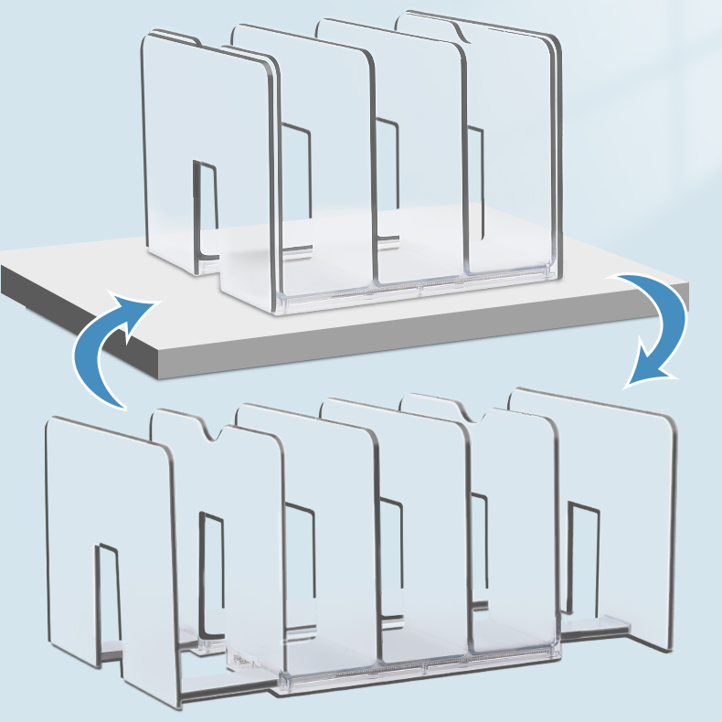 Extendable Book Rack 透明伸縮書立-天下文儀有限公司 (OfficeShopping.com.hk)