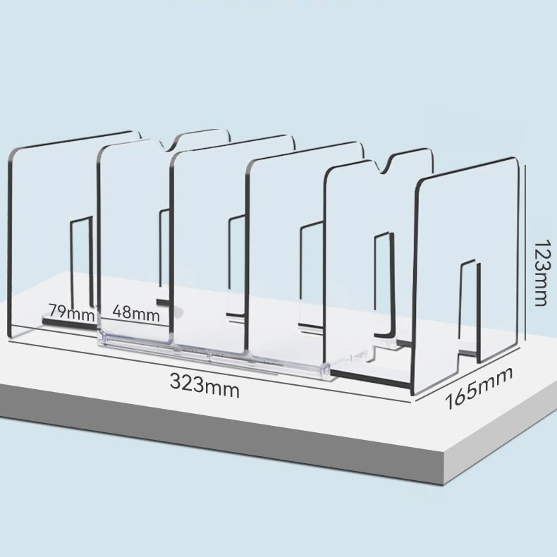 Extendable Book Rack 透明伸縮書立-天下文儀有限公司 (OfficeShopping.com.hk)