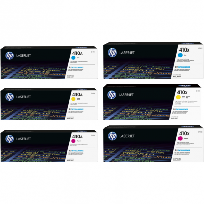 HP Toner Cartridge #410A CF411A (Cyan) / CF412A (Yellow) / CF413A ...